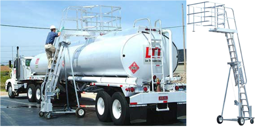 Portable Platforms for Truck Access and Fall Protection by SPACEPAC ...